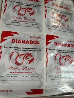 China Dianabol Oral Labels For The Dragon Pharma With Pvc Waterproof for sale