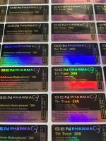 China Tren Tri 300 Medication Label Stickers 10ml Vial Labels Customized for sale