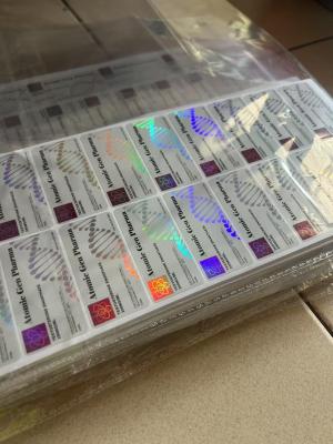 China Glass Vial Labels Permanent Adhesive and Digital Printing for Strong Adhesion Glass Vials for sale