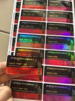 China Testo Propionate 100mg Hologram Laser 10ml Vial Labels , Glossy Finish Multi Dose Vial Label for sale