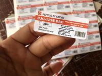 China CJC1295 With DAC 2ml 3ml Peptide Vial Labels , PAPER/PET/PVC Pharmacy Vial Labels for sale