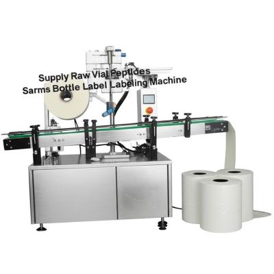 China Supply Raw Vial Peptides Sarms Bottle Sticker Labeling Machine Waterresistance Yes Optimized for Smooth Labeling Process for sale