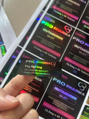 China Pegmgf 5mg Pharmaceuticals Anabolic 2ml Vial laser Labels for sale