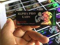China 10ml  Test E 250 Laser Matearil Labels With Muscular Man Logo for sale