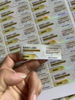 China Test ENAN laser PET mateail 10ml vial labels for sale