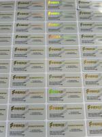 China Gold stamped hold 10 vials 3ml vials hg h box and labels for sale