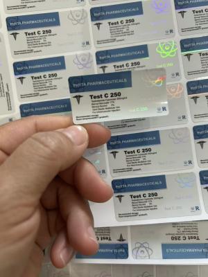 China Test cyp 250mg  Customized brand Design 10ml Vial Labels And Boxes for sale