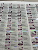 China Glow 70  Hologram Shinny Effect Labels Stickers For 3ml Peptide Vials for sale