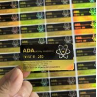 China Test Enanthate 250mg Gold And Black Laser Materail labels for sale