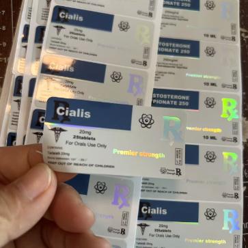 China Cialis finish oral labels for 50mg plastic bottles for sale
