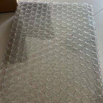 China 10ml clear glass vials with caps and stoppers for sale