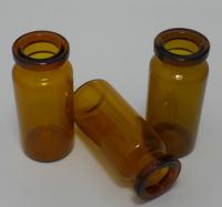 China 10ml brown glass vials with caps and stoppers for sale