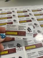 China Test Cyp 250mg 10ml vial Labels Customizable Size for Pharmaceu tical Bottles for sale