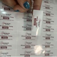 China Waterproof Custom Size Glossy Finish Glass Vial Labels for Pharmaceutical Use for sale