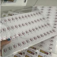 China Waterproof Custom Size Glossy Finish Glass Vial Labels for Pharmaceutical Use for sale