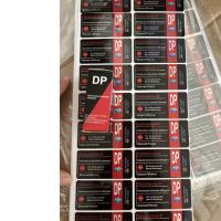China Waterproof Customizable Size Glossy Finish Glass Vial Labels for 10ml Pharmaceutical Bottles for sale