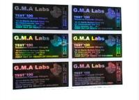 China Dragan Design Black Hologram 10ml Bottle Labels For test Enanthate for sale