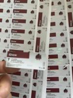 China Glow 70mg Pvc Self Adhesive Peptide Vial Labels for sale