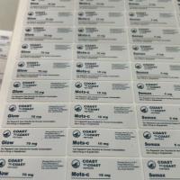 China Klow 80mg PVC Strong Glue 3ml Vial Labels for sale
