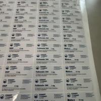 China Klow 80mg PVC Strong Glue 3ml Vial Labels for sale