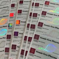 China Tets e 250mg laser materail 10ml glass bottle labels for sale
