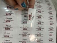 China 5-Amino-1mq 5mg 5x2cm Pvc Labels Stickers for sale