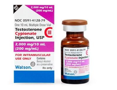 China Self Adhesive vial Vial Labels Stickers For Watson test Cypionate 250 Mg for sale