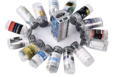 China Compact Adhesive vial Vial Sticker Label Printing For Different Designs for sale