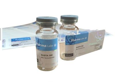 China Pharma Labs Paper Glossy Personalised 10ml Bottle Labels For Vial Bottles for sale
