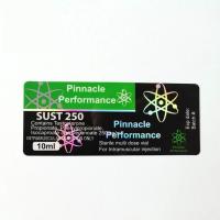 China Laboratory Glass Vial Labels Custom Size Waterproof For sust 250MG for sale