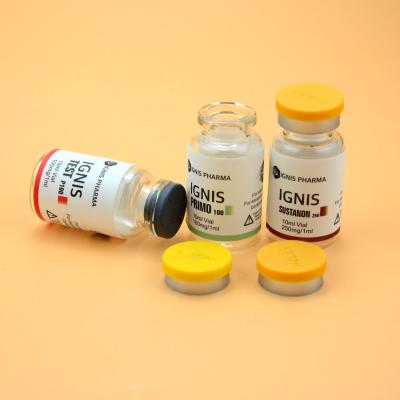 China Custom 10ml Glossy Waterproof Pvc Glass Vial Labels for sale