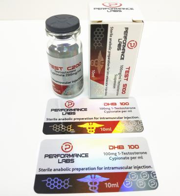 China Die Cut Anti Counterfeit Holographic vial Vial Labels for sale