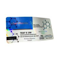 China Plastic Waterproof Hologram Test E 250 Glass Vial Labels for sale