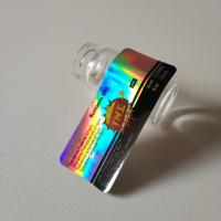 China Waterproof Laser PET 10ml Hologram vial Vial Labels for sale