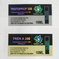 China OEM Printing PET Pharmaceutical 10ml Glass Vial Labels for sale