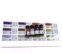 China Heat Resistant Holographic PET Offset Printing Glass Vial Labels for sale
