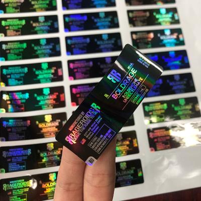 China Offset Printing Adhesive Vinyl Glass Vial Labels for sale