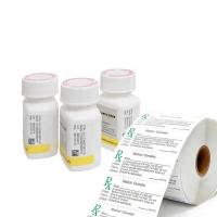 China 30mg PVC Pill Bottle Label 10x3cm With 30mg Plastic Bottles for sale