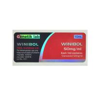 China Genetik Lab Winibol 50mg Oral Pill Bottle Label for sale