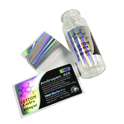 China Andropen 325mg Heat Film Prescription Pill Bottle Label For 10ml Jars for sale