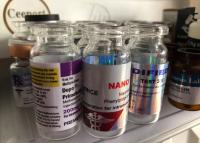 China PET Hologram Enanthate test 10ml Vial Labels for sale