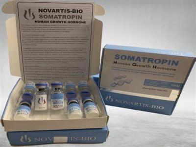 China CMYK Printing Somatropin 10x10IU Labels And Boxes With Blister 2mlx10pcs for sale