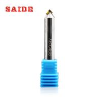China Acrylic machining Tool Finishing V-shaped Diamond Engraving Cutter Acrylic Trimming Machine Tools for sale