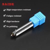 China Acrylic machining Tool Finishing V-shaped Diamond Engraving Cutter Acrylic Trimming Machine Tools for sale