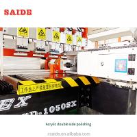 China 1000mm Small Size Acrylic Double Side Edge Polishing Machine Made in China SAIDE Diamond Polisher For PMMA/PS/Light guide plate for sale