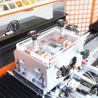 China Anti-epidemic Baffle Production Equipment SD-R70 High-speed R-angle Trimming Machine Automatic Acrylic PMMA Chamfering Machine for sale