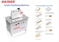 China 220v Acrylic Polishing Machine High Speed Steel Fillet Maker One Go Polishing At 45 Degree Angle for sale