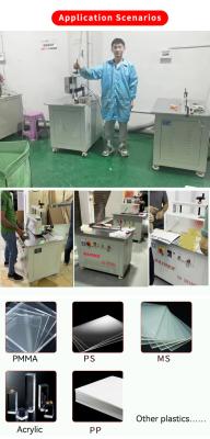 China Medium PMMA PS Acrylic Automatic 45 Degree Electric Mini Chamfering Polishing Machine With 3KW Motor Power for sale