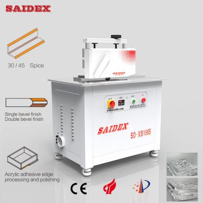 China 220V 50HZ/60HZ Acrylic R3 / R4 / R5 Rounded Corner Polishing And Trimming Machine Interchangeable Knives 45 Degree Bevelled Edge Chamfering Machine for sale