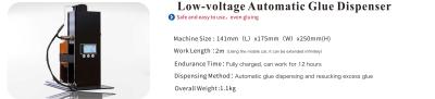 China battery recharable  electric Automatic Glue Dipenser  Acrylic Glue Bonding Workbench Work Platform Glue Dipenser for sale